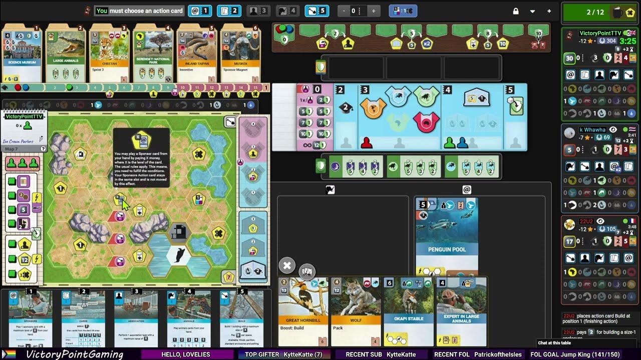 Let's play Ark Nova 063 - I want a trio - YouTube