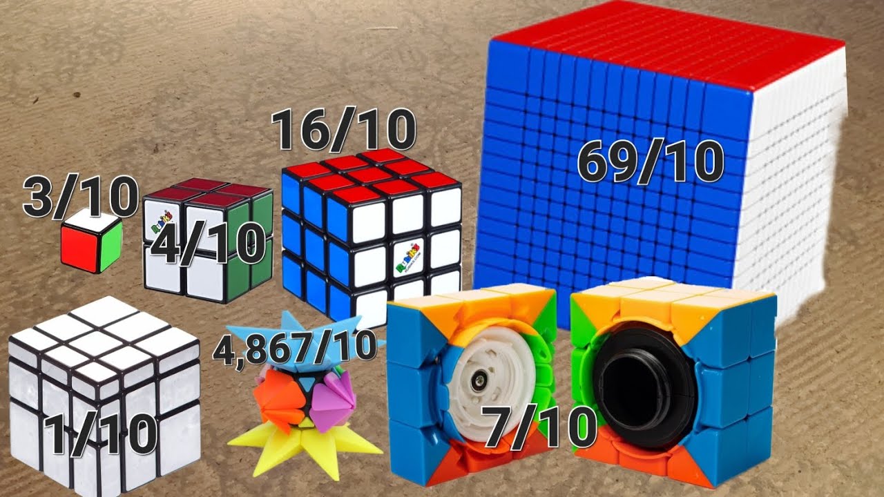 Ranking my Rubik's Cubes! - YouTube