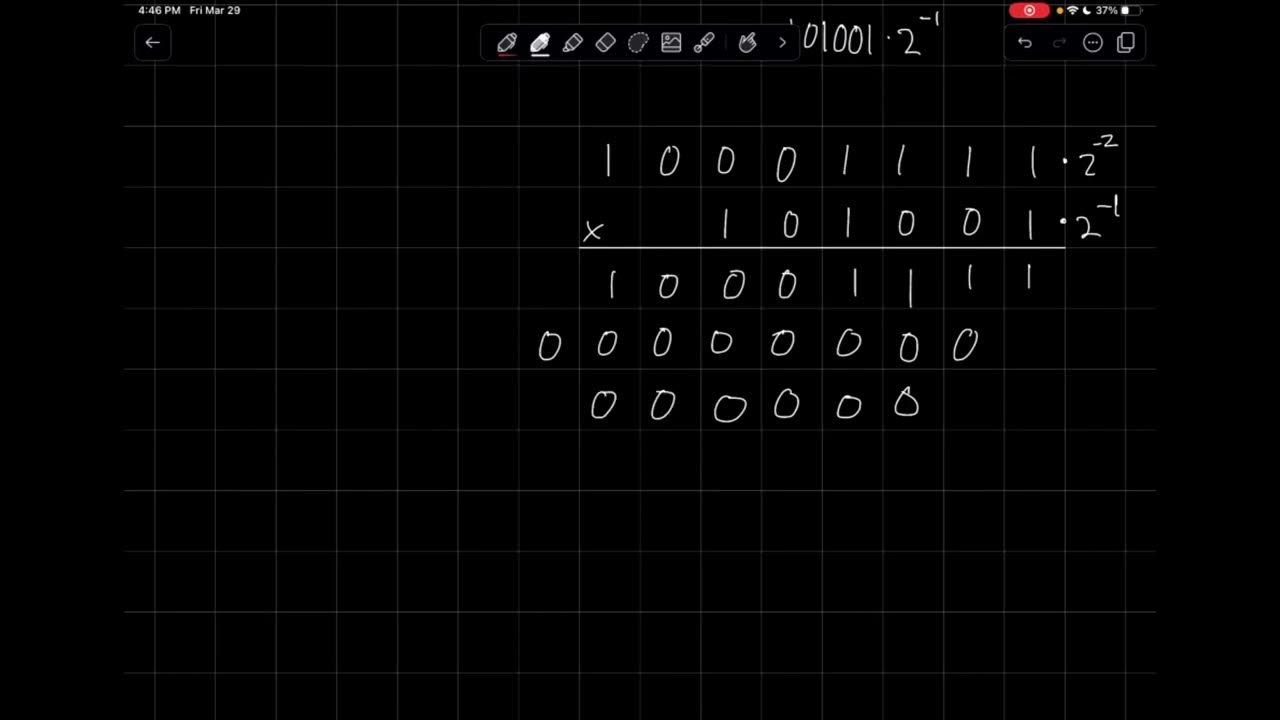 Multiplying IEEE-754 Floating Point Numbers - YouTube