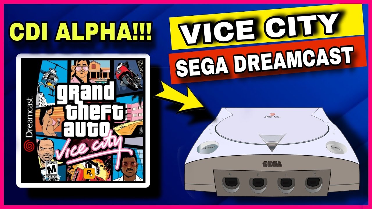 GTA : VICE CITY agora no SEGA DREAMCAST🔥 CDI ALPHA🔥 #gtavicecity - YouTube