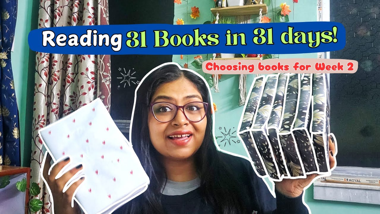 Reading 31 BOOKS in 31 DAYS 📚 in December! 📚 Choosing books for WEEK 2 ...