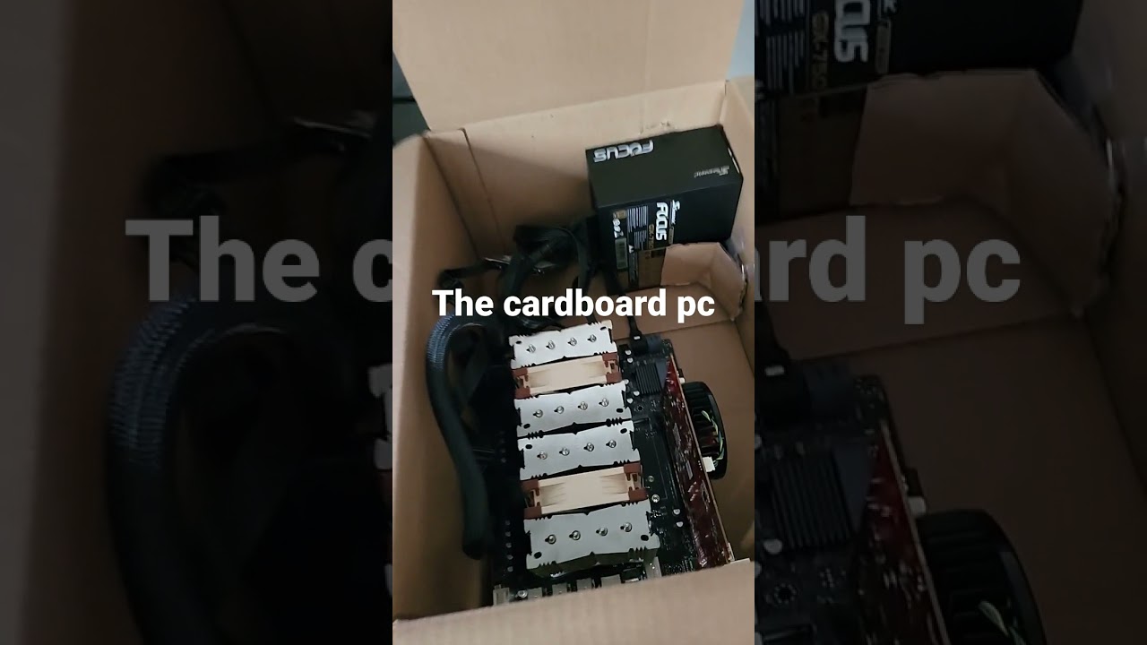 The cardboard pc - YouTube