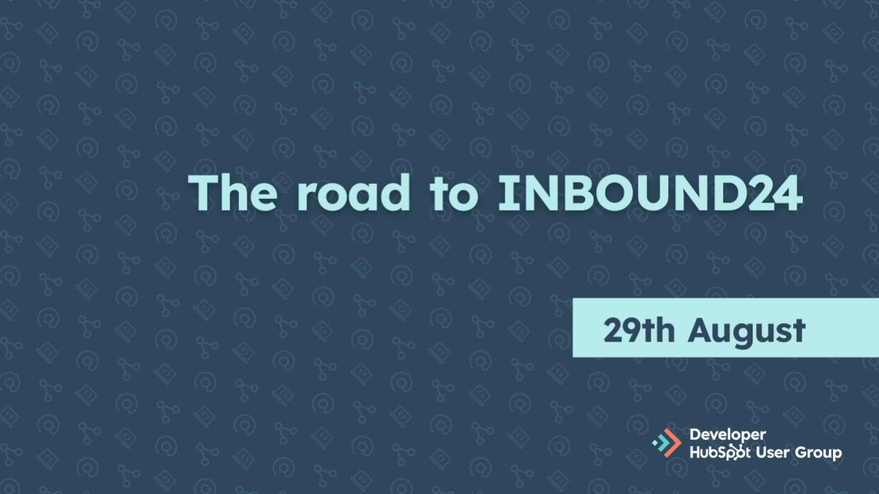 The Road to INBOUND 24 - YouTube