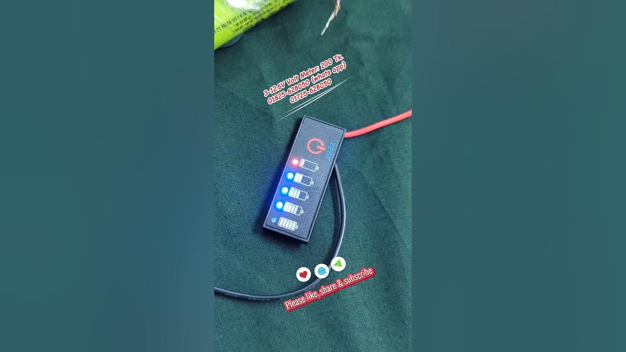 ব্যাটারি টেস্ট মিটার Whatsappdiy Project Techtips Techproject Viral Fyp Electronicsdiy