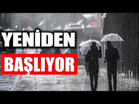 Meteorolojiden Uyarı! Sağanak Yağışa Dikkat!