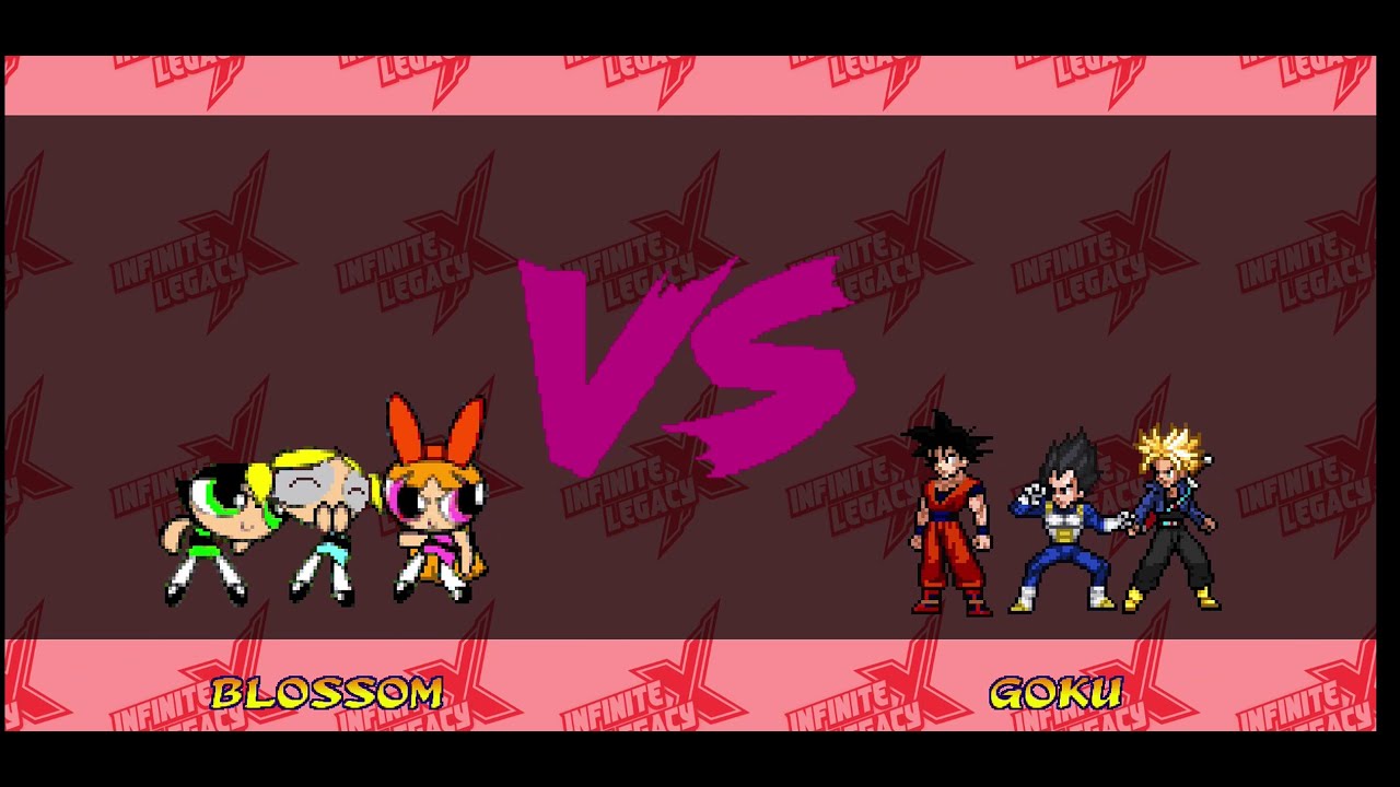 Ikemen GO (Mugen) Powerpuff Girls VS Goku, Trunks, and Vegeta (Dragon ...