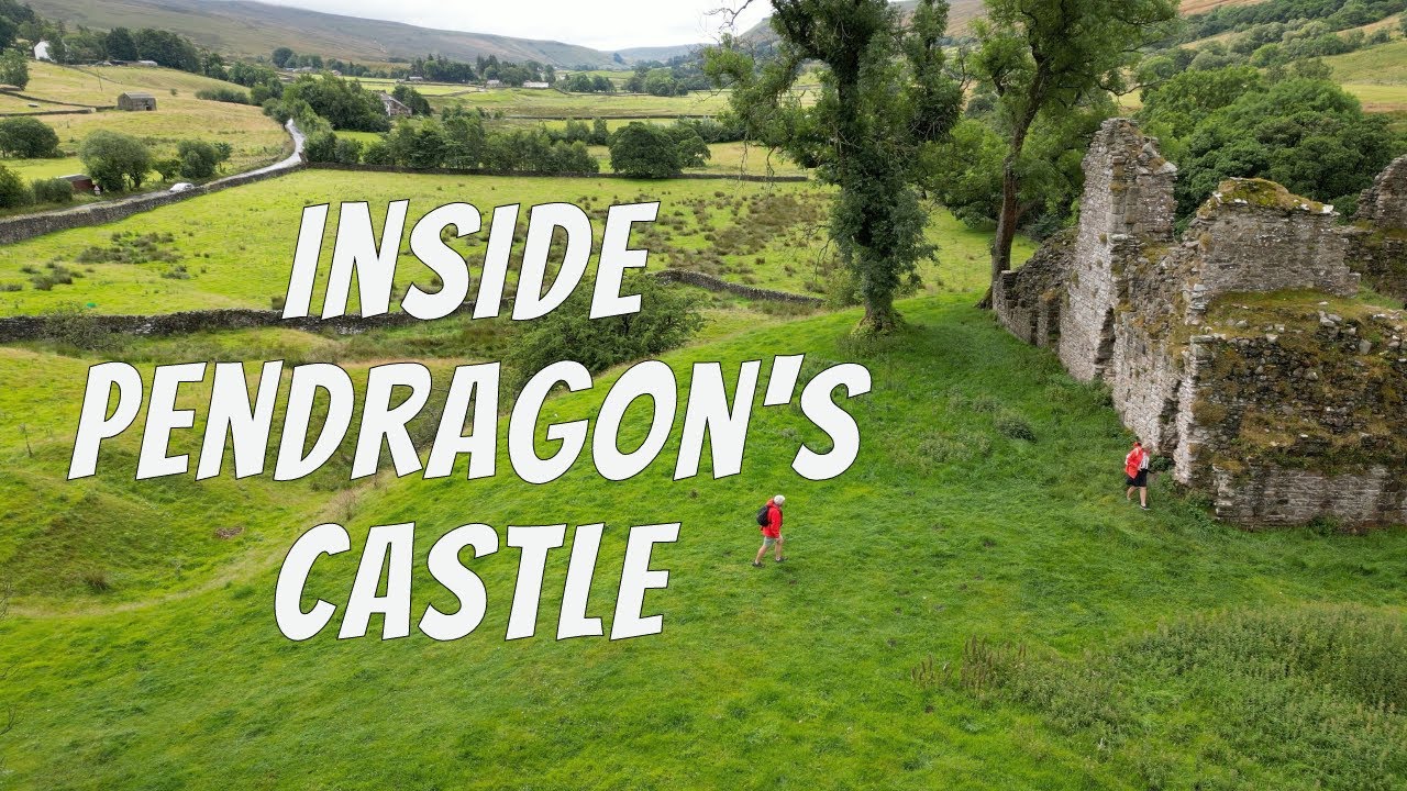 Exploring the 12th Century Pendragon Castle in the beautiful ...