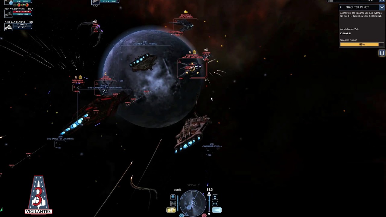 BSGO - Battlestar Galactica Online - Hunting the Nukers - YouTube