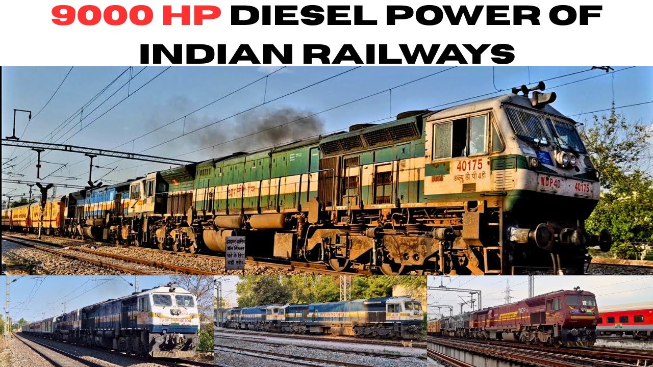 9000 HP BEASTS of Indian Railways | twins emd locomotives of indian ...