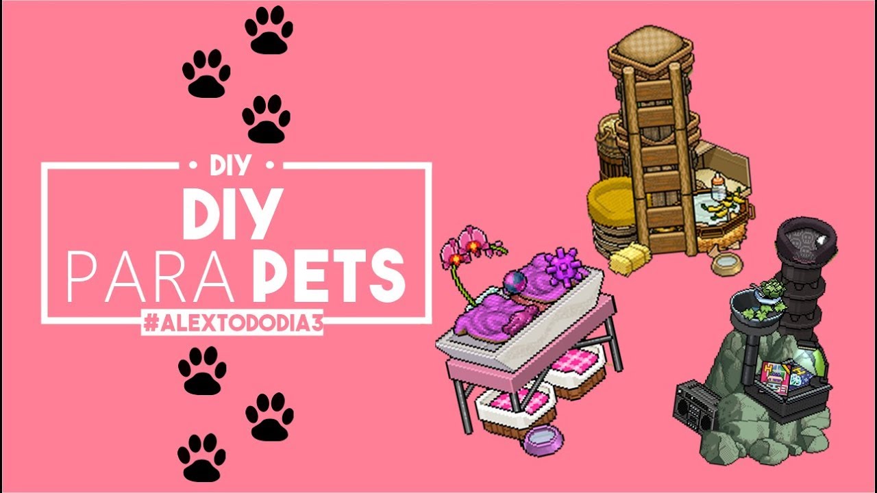 DIY • ESPECIAL PETS • HABBO • #AlexTodoDia3 - YouTube