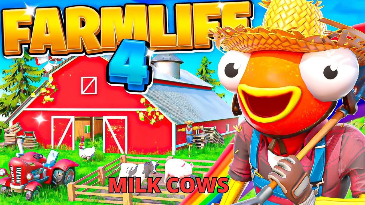 How to complete Milk cows on farmlife4 FORTNITE FARMLIFE 4 TUTORIAL ...