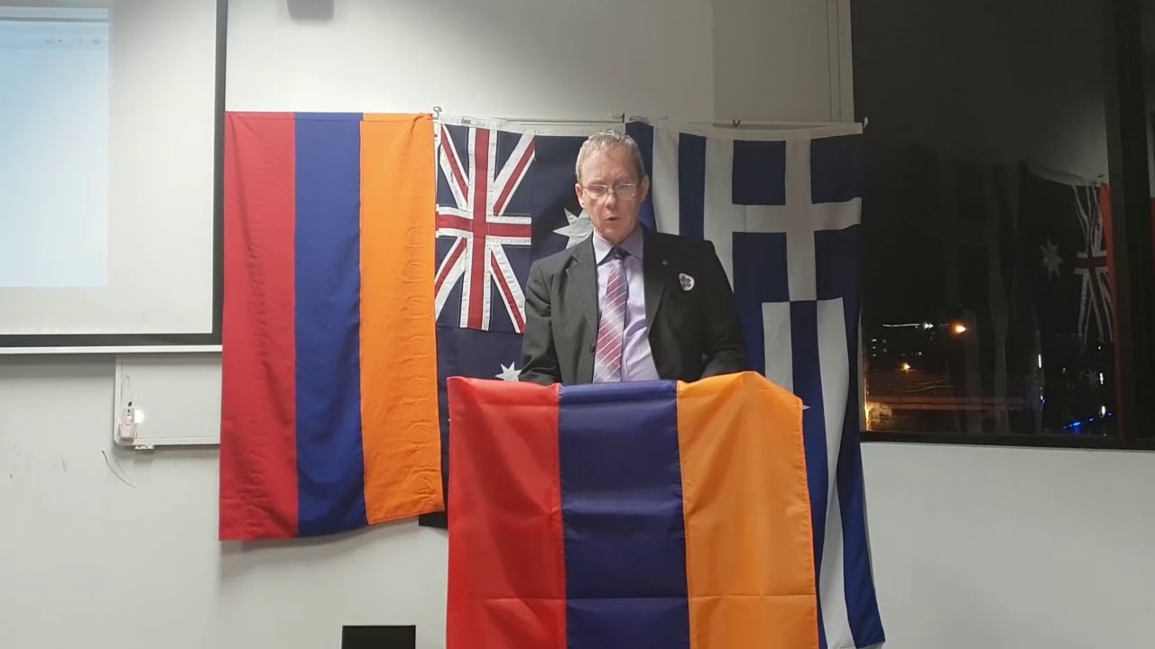 Len Wicks' speech on the Armenian Genocide - YouTube