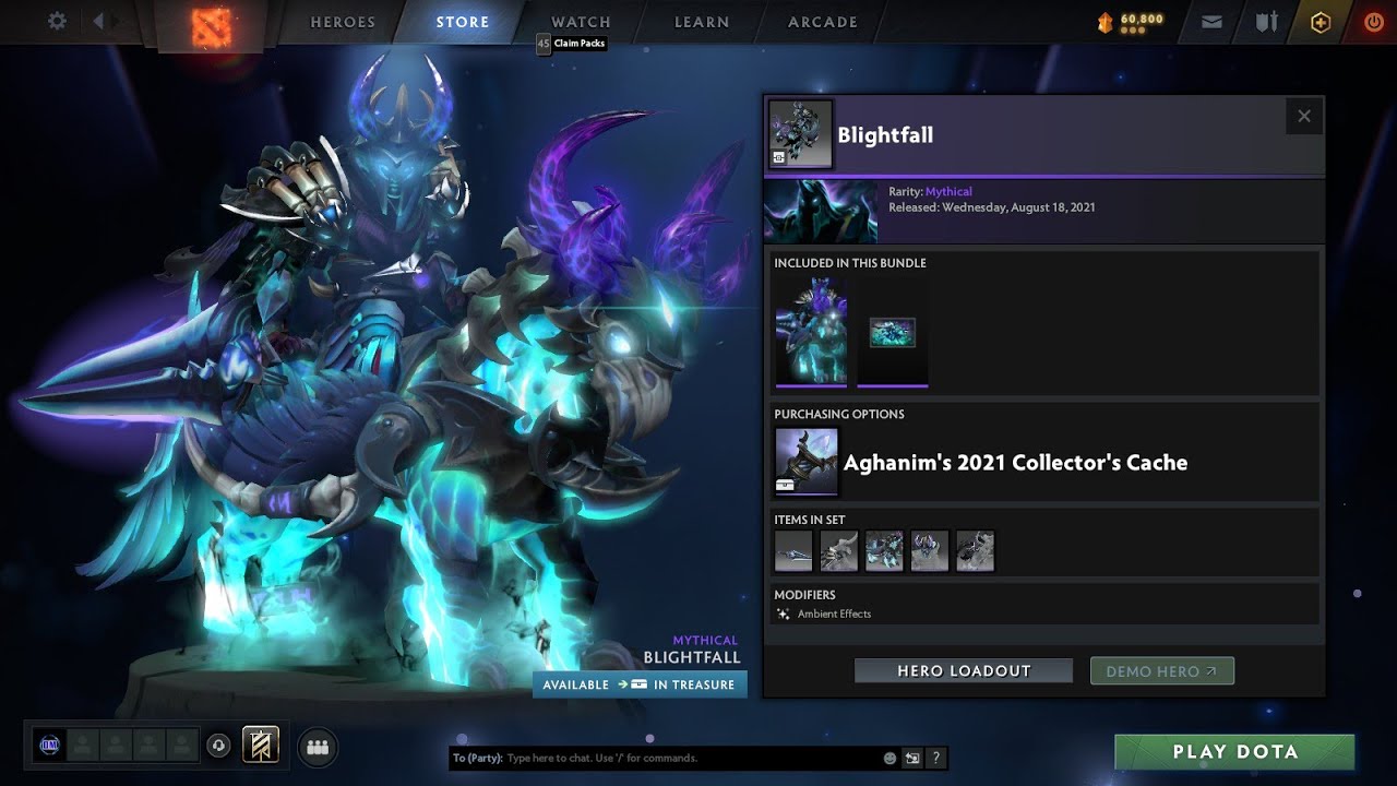 Abaddon Dota 2 Set