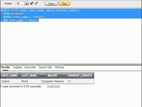 Oracle PLSQL Basico Parte 1 - DML (insert, select, update, delete) - YouTube