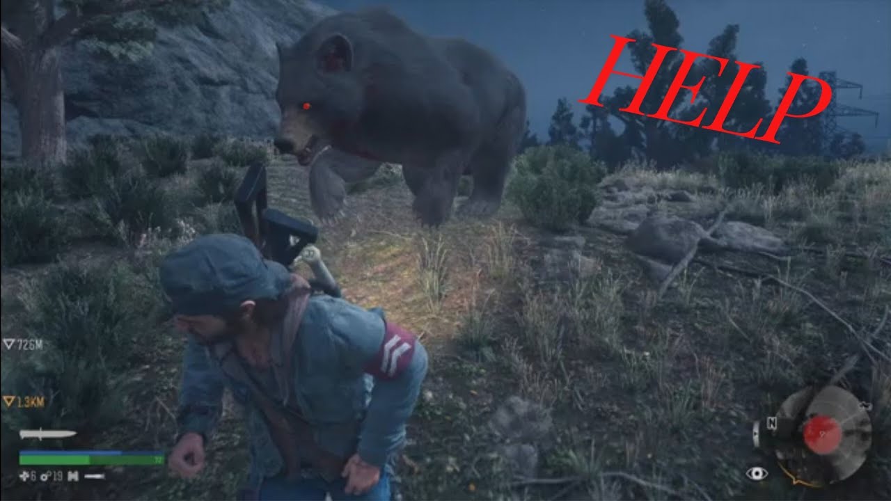 DAYS GONE - Bear's Revenge Sent Me To The Moon! - YouTube