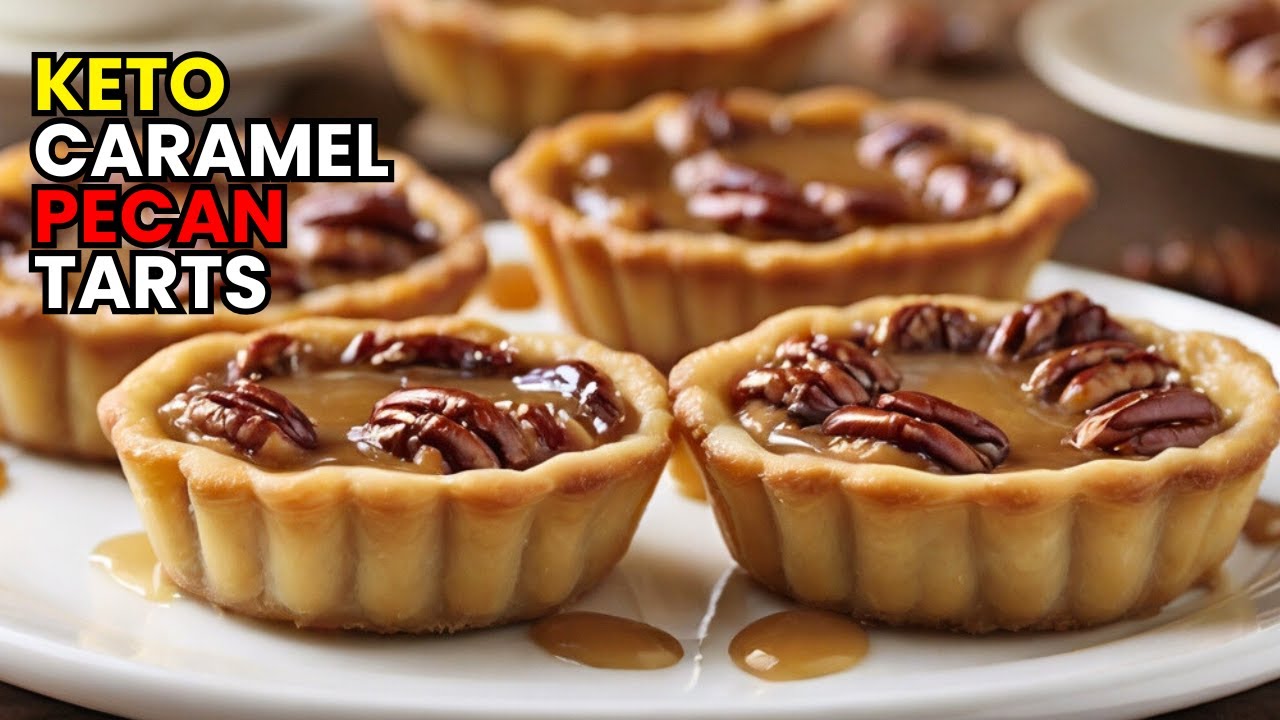 Keto Caramel Pecan Tarts | Irresistible Low-Carb Dessert - YouTube