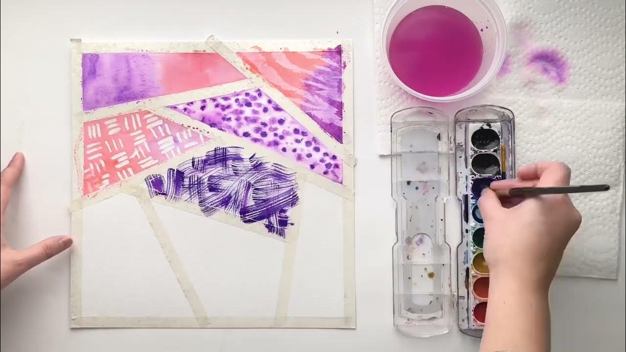 Watercolor Techniques - Abstract Art High School Art Secondary Art ...