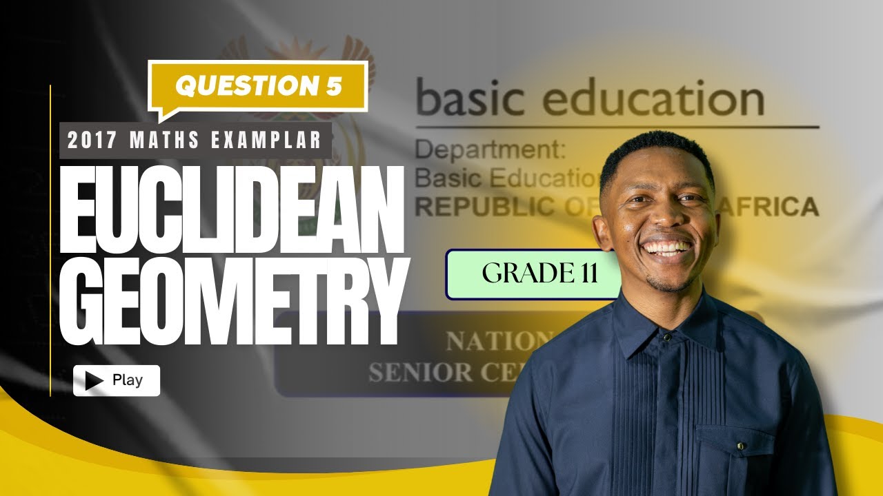 How to Answer Euclidean Geometry Exam Questions | Grade 11 Pure Maths ...