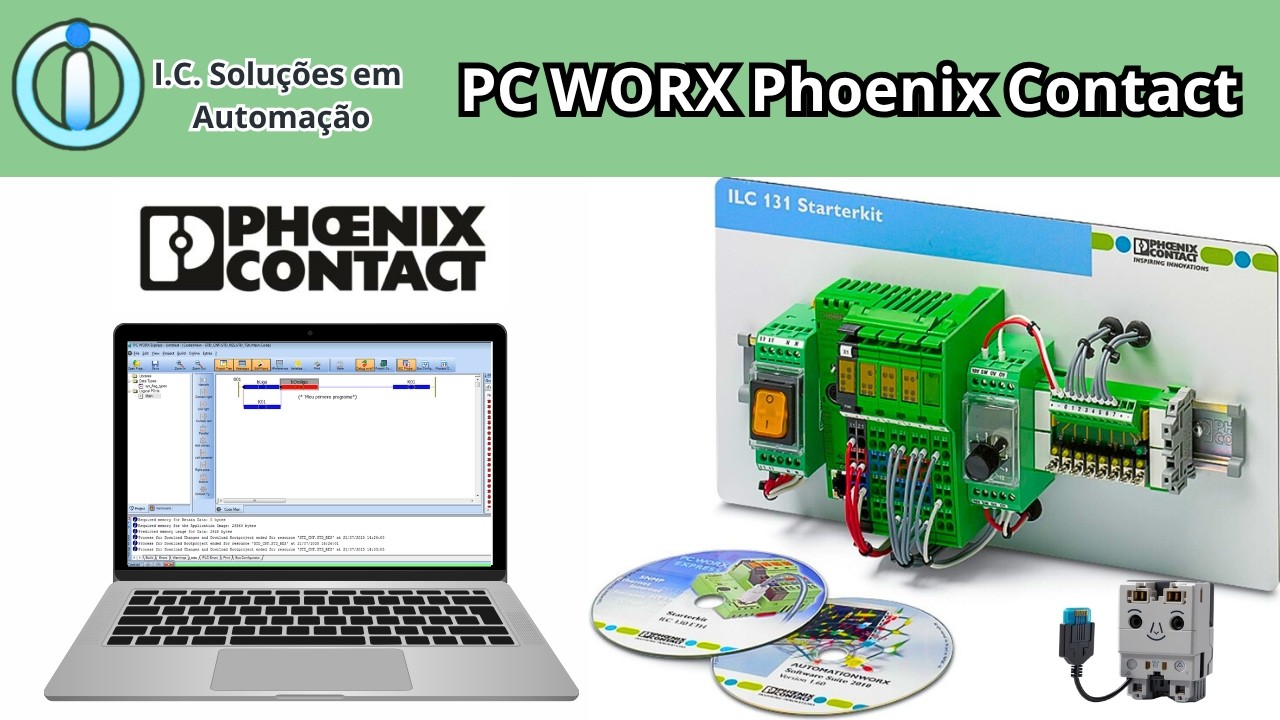 08 PC WORX Phoenix Contact - Inserindo cartões na CPU - YouTube