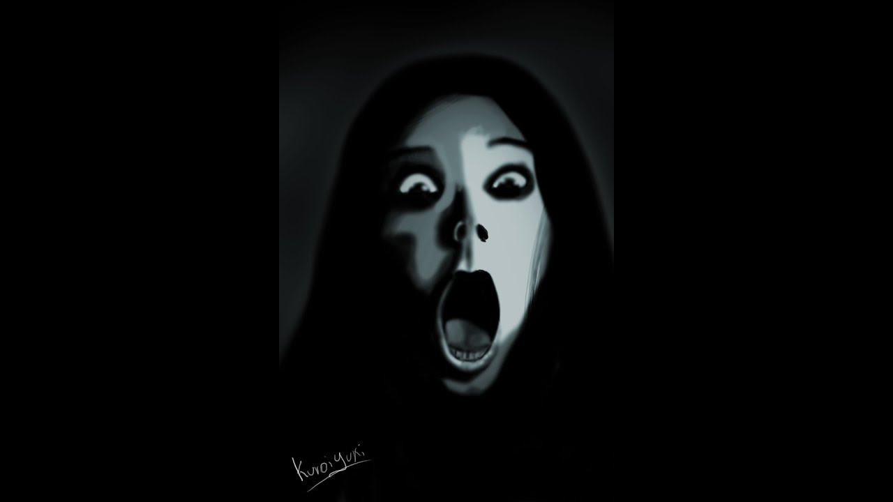 Kayako Saeki Speedpainting 「Kuroi Yuki」 - YouTube