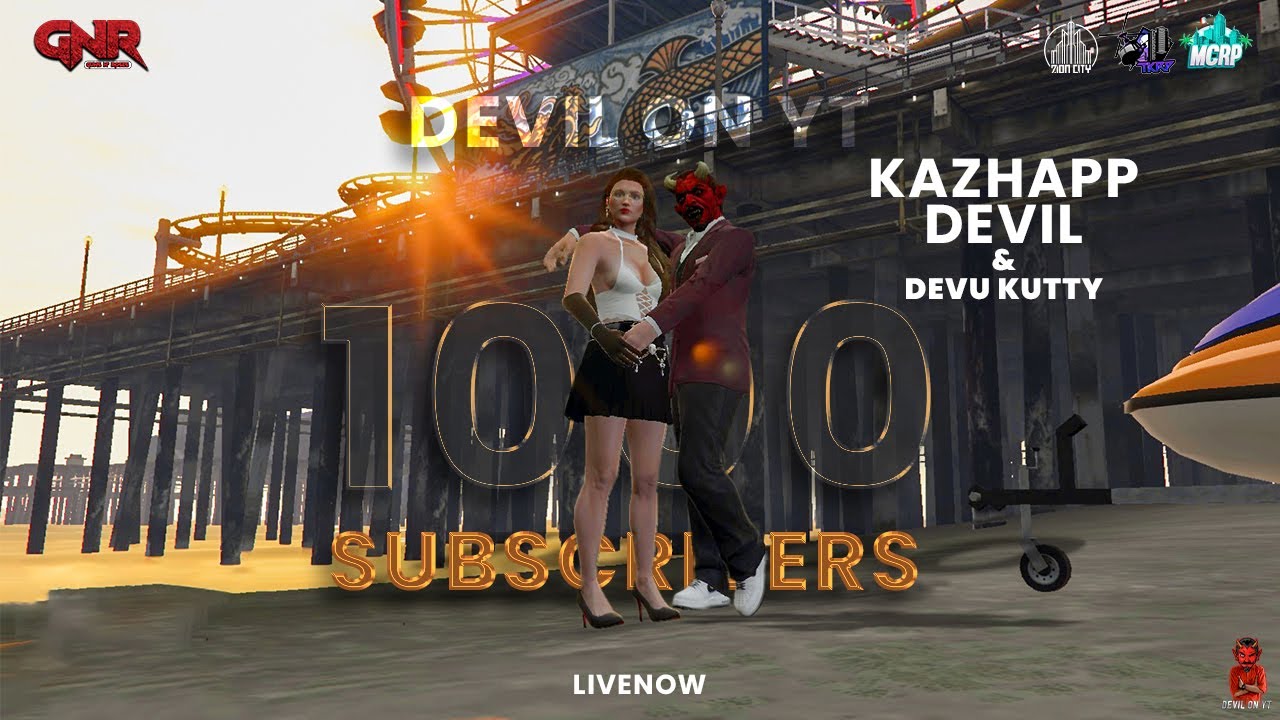 💥1K Fam Gooyzz Happyyee | Kazhapp Devil & Devu Kutty Zion City Live ...