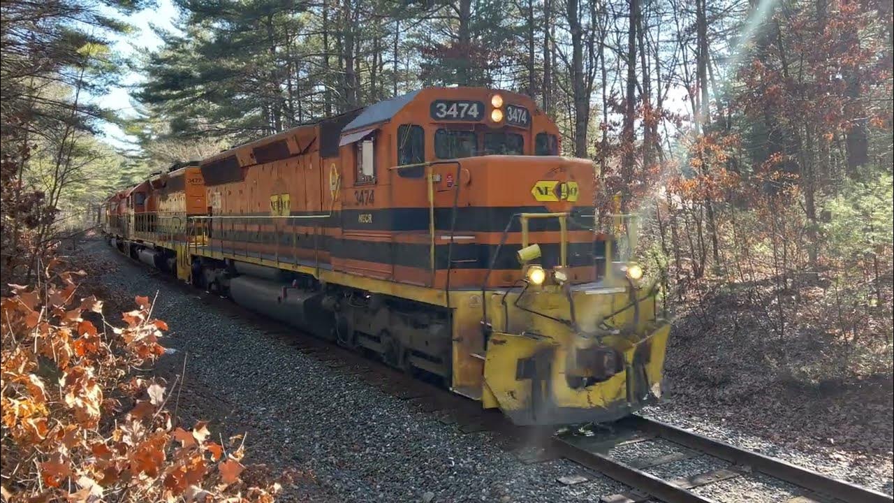 NECR 3474, 3477, 3317 Belchertown, MA - 2/14/2023 - YouTube