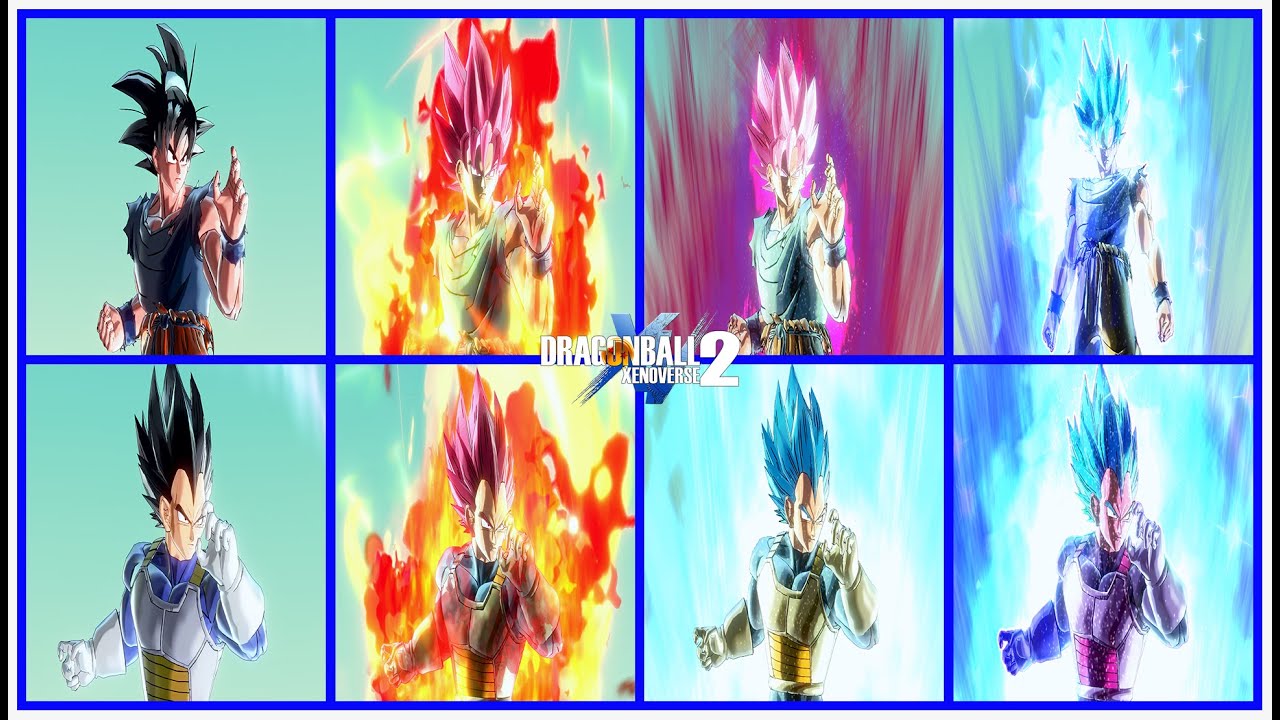 DBXV2 Custom Character Pack | Eternal Rivals Goku VS Vegeta (SSG - SSR ...
