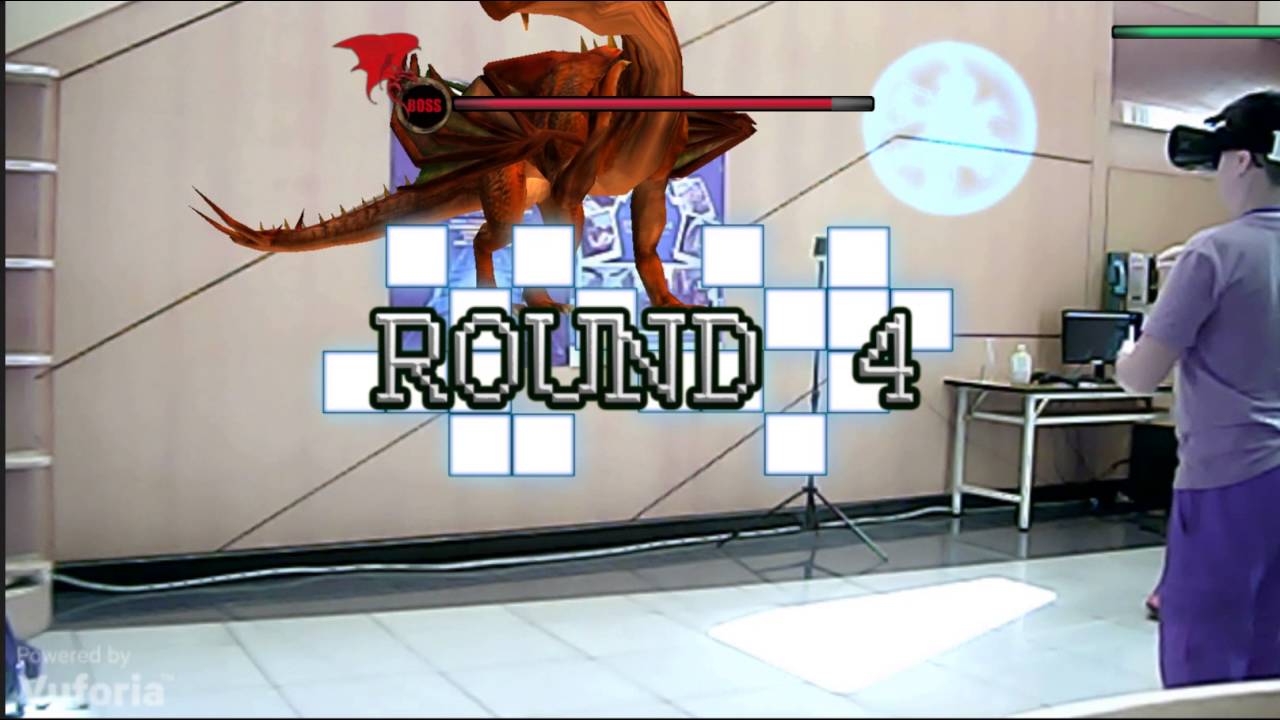擴增實境互動式體感遊戲 Augmented Reality (AR) interactive game - YouTube