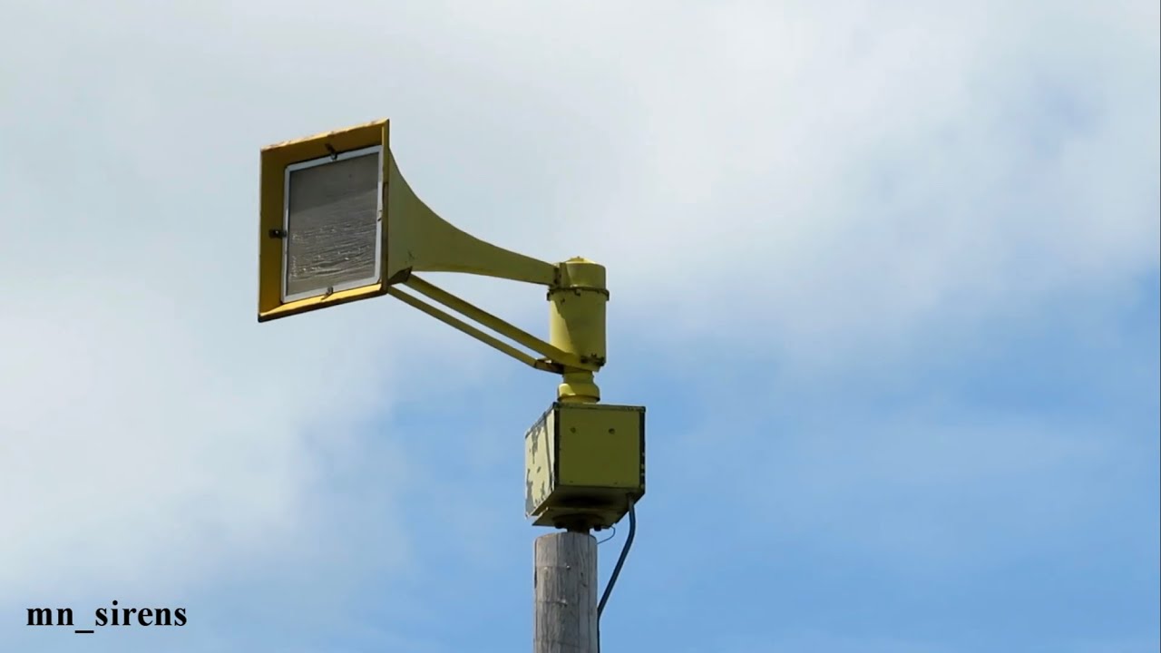 Federal Signal Thunderbolt 1000AT Siren Test - Full Alert - Lindstrom ...