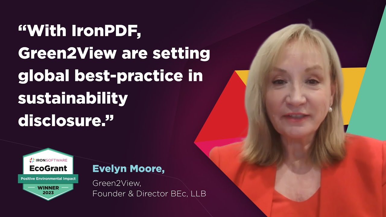 Customer Highlight Green2view Uses Ironpdf Youtube