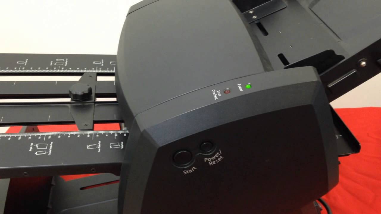 Paper folding machine Galaxy FM200 - YouTube