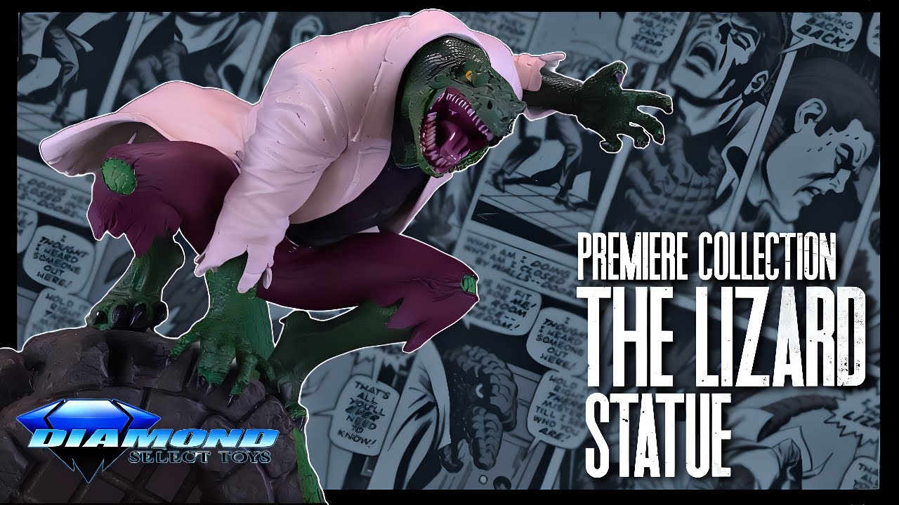 Diamond Select Marvel Premier Collection The Lizard Resin Statue ...