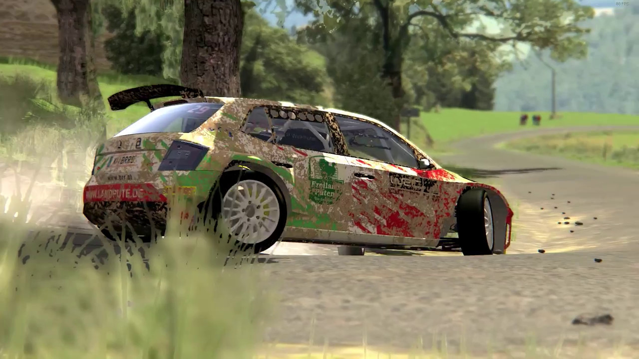 ASSETTO CORSA RALLY-Testing The SKODA FABIA R5 With New Engine 2.0 ...
