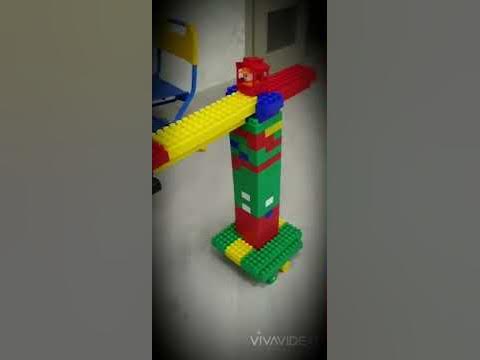 Подъёмный кран из конструктора - YouTube