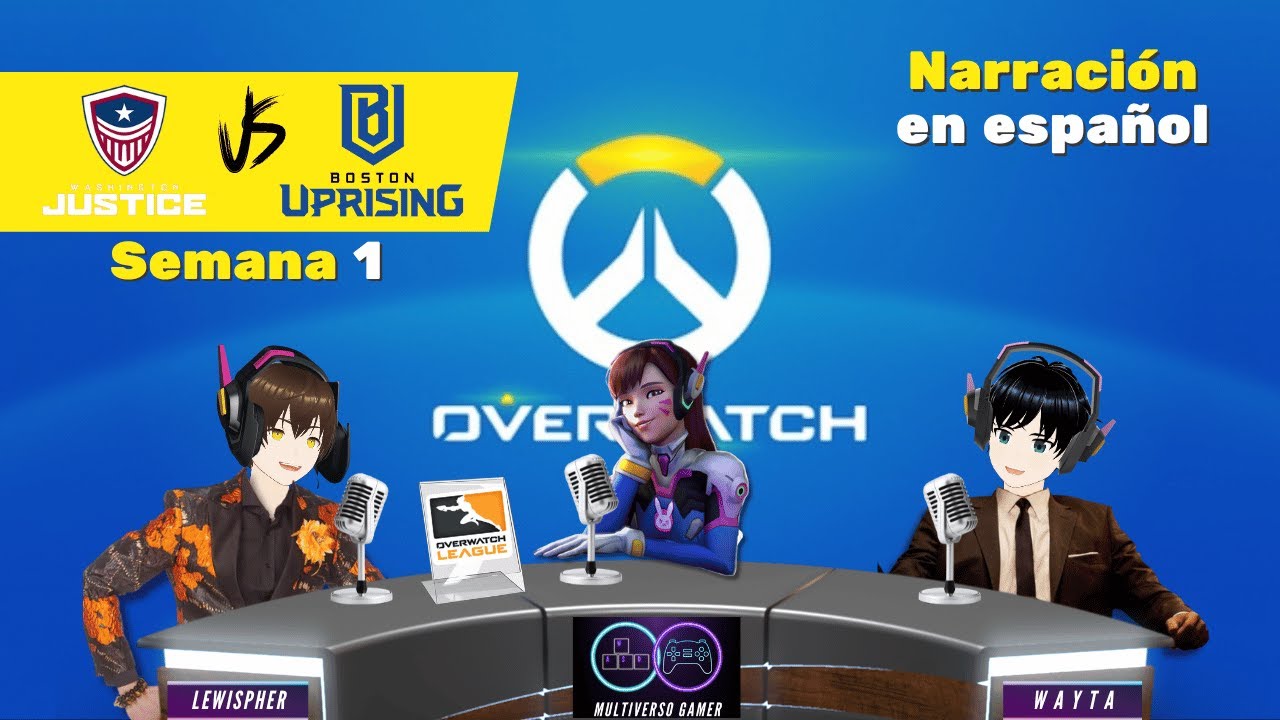 Washington Justice vs Boston Uprising | Semana 2 | Overwatch League ...