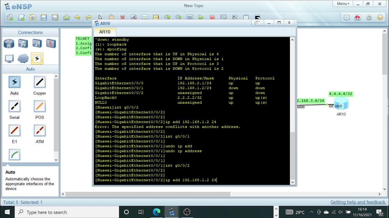Telnet Configuration-Huawei - YouTube