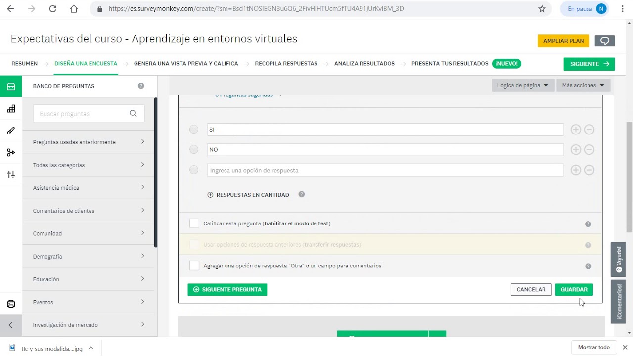 Encuestas Online con SurveyMonkey - YouTube