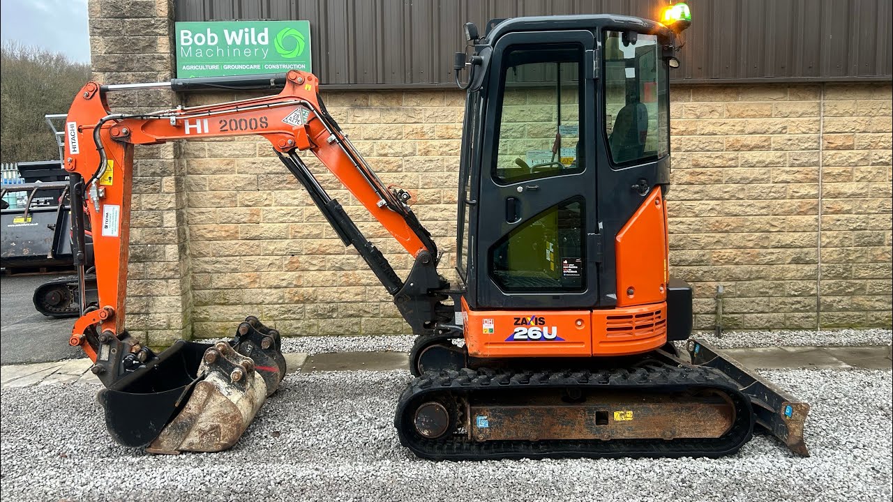 2020 Hitachi ZX26U-6 - YouTube