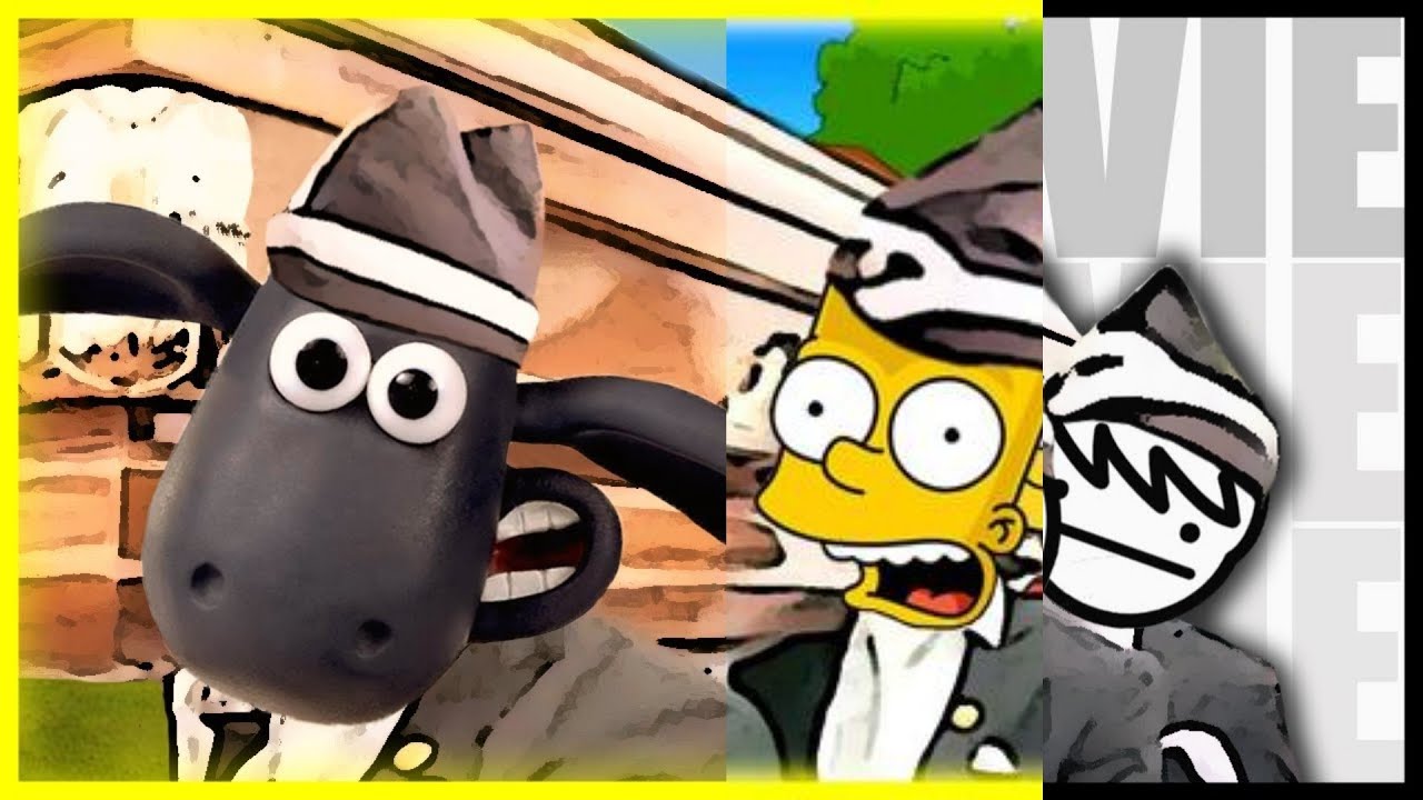 Simpsons Shaun The Sheep & Asdfmovie Coffin Dance MASHUP - YouTube
