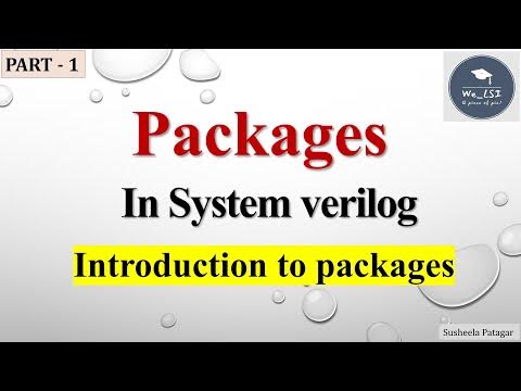 Packages in System verilog | Part 1 | Introduction to packages | #systemverilog | - YouTube