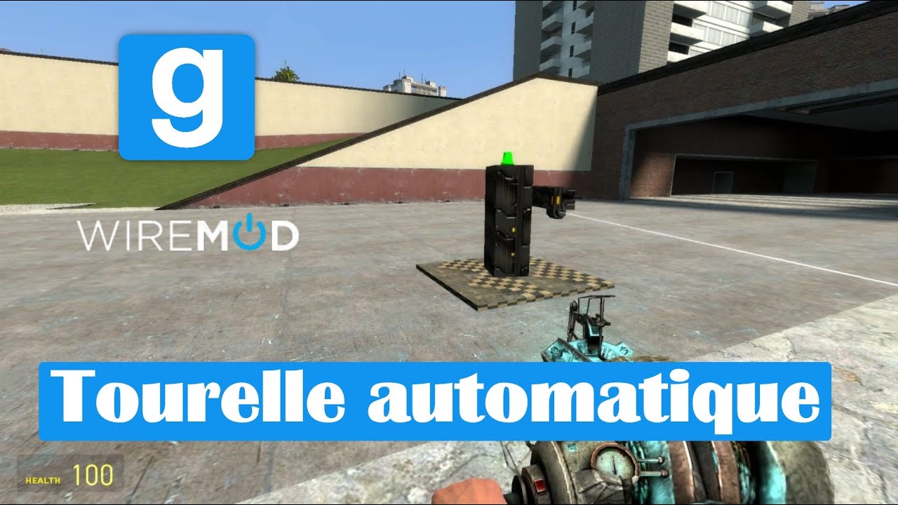 [Garry's mod] Tourelle automatique! [Wiremod] - YouTube