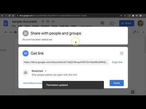Google Doc: How to share so that others can comment or make suggestions ...