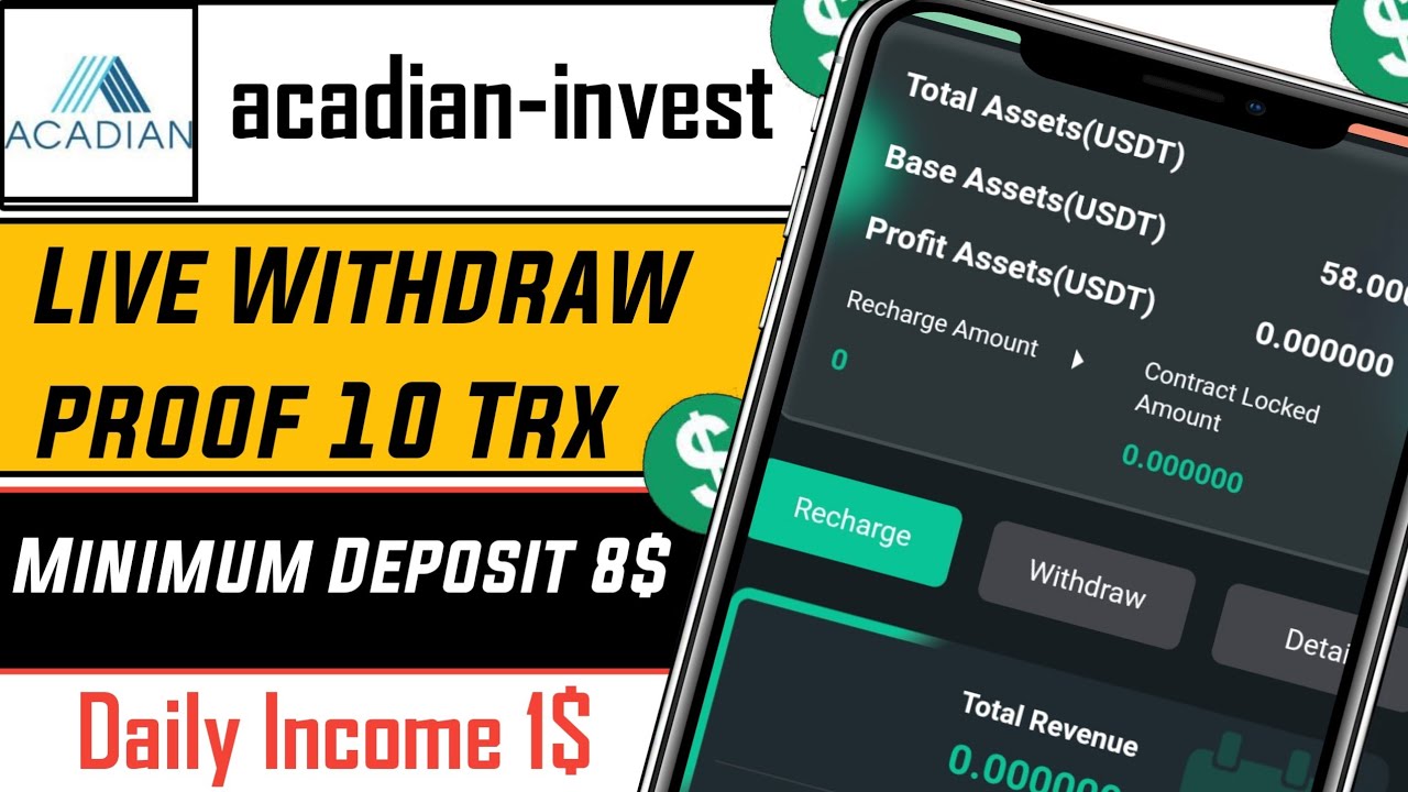 acadian-invest Earning App | Online Earning app in 2024 - YouTube