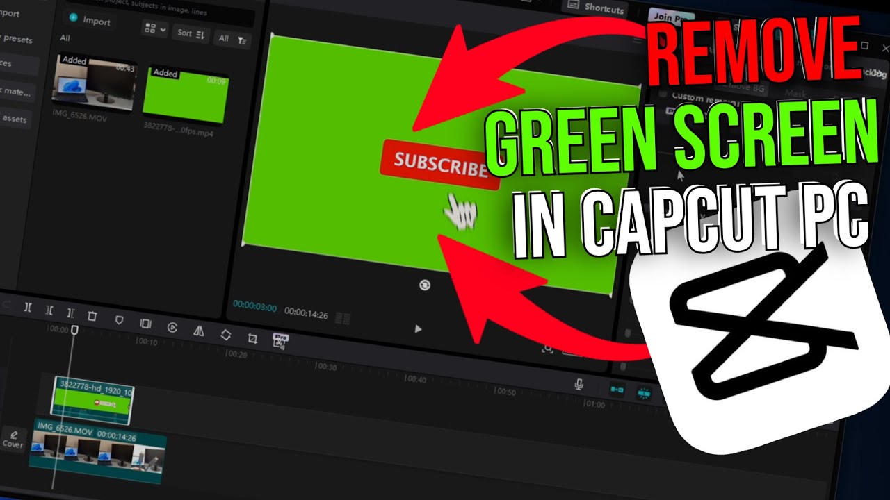How to Remove Green Screen on Capcut PC (2024) - YouTube