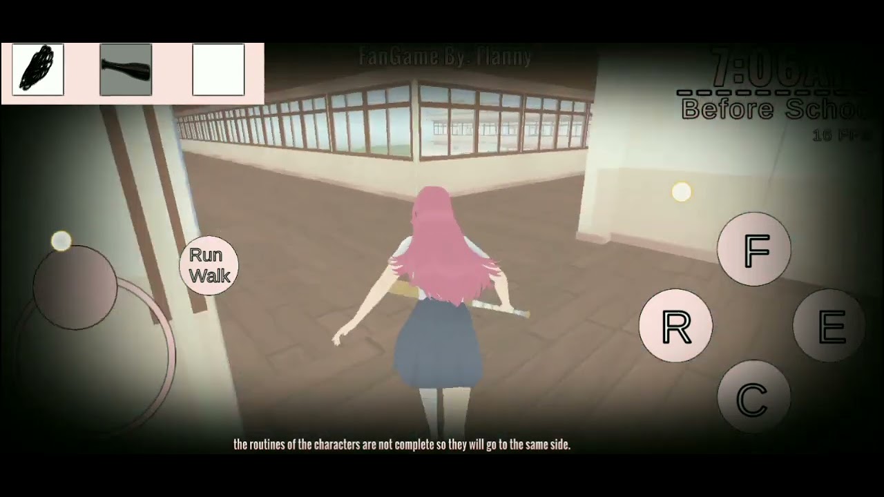 Playing Flanny love simulator 2 old version dl+||Yandere simulator fan ...