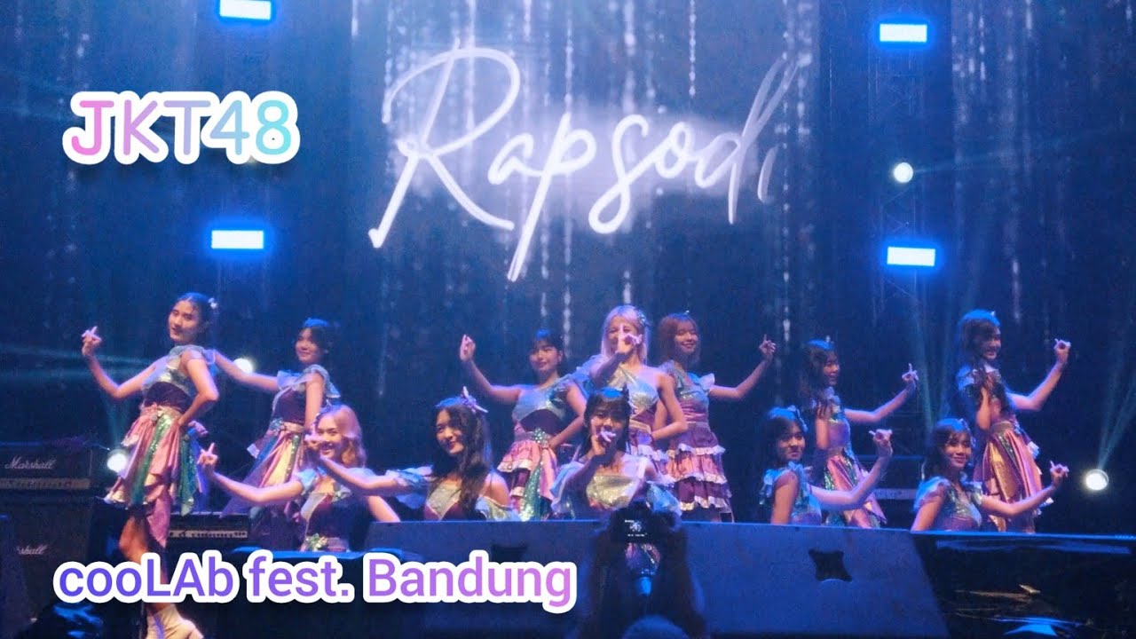 JKT48 _ RAPSODI | Live Perform at CooLAb Fest. Bandung 18-06-2023 - YouTube