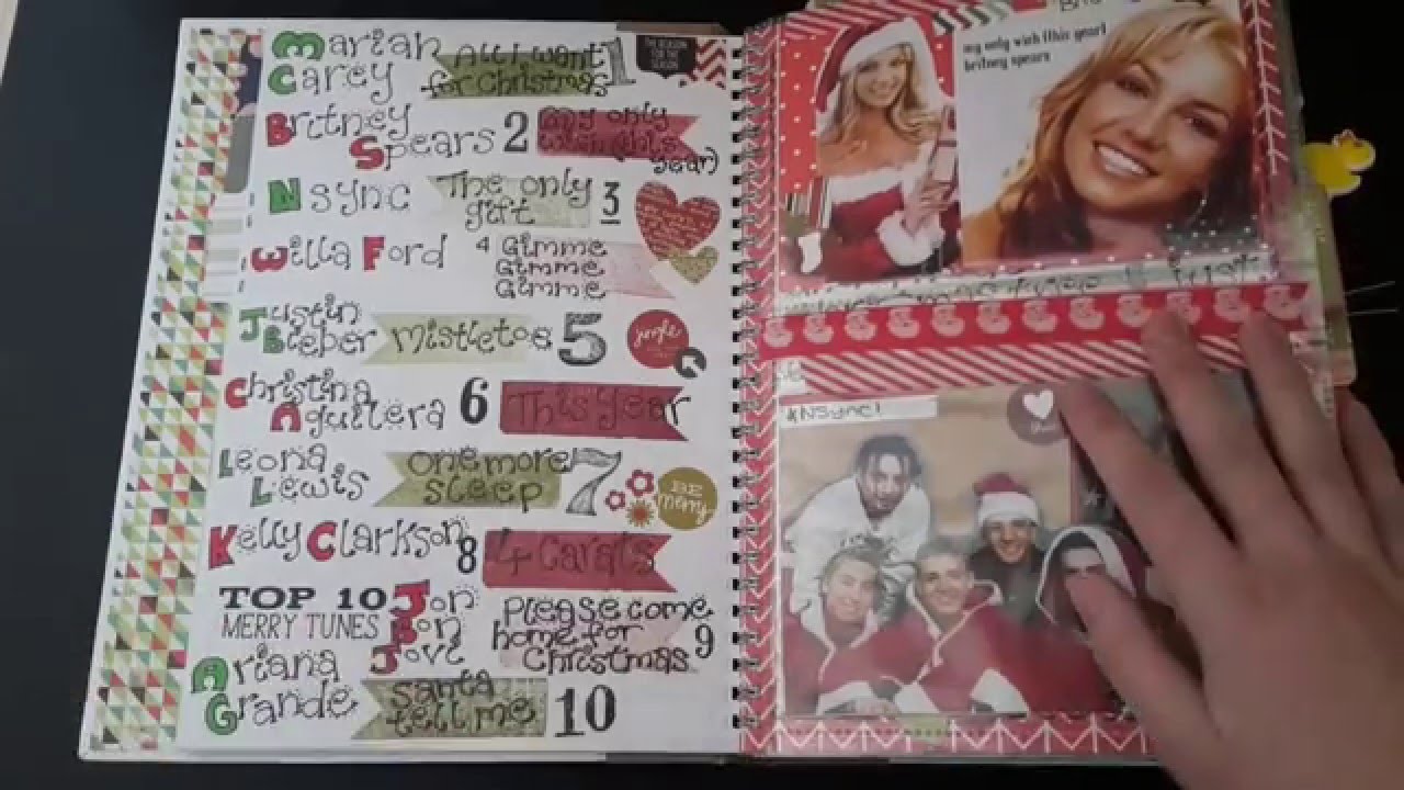 Completed Christmas Edition Holiday Style SMASH*book Flip Through - YouTube