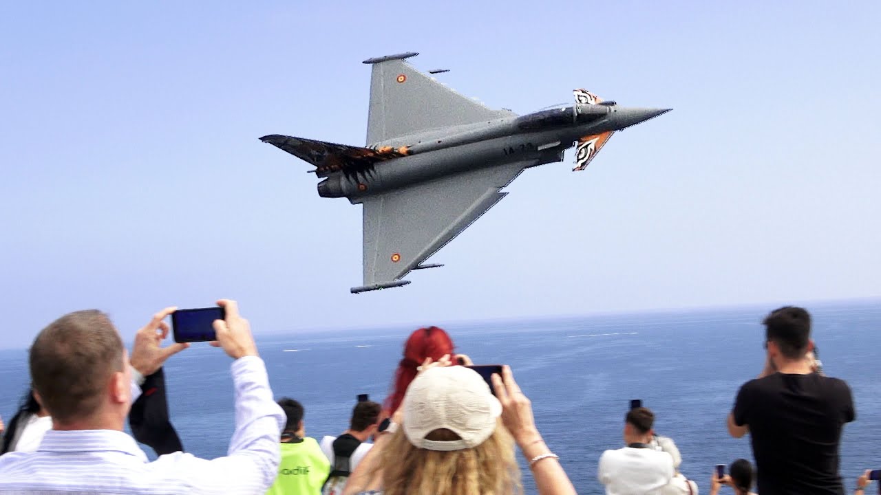 Immense Talent By Spanish Eurofighter Typhoon Pilot at Gijon Airshow 2025 - YouTube