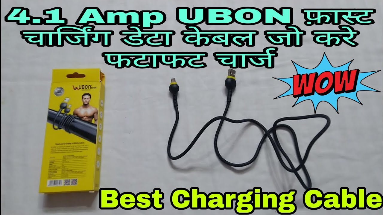 UBON 2.4A Data Cable For Fast Charging & USB Data Sync V8,Type C ...