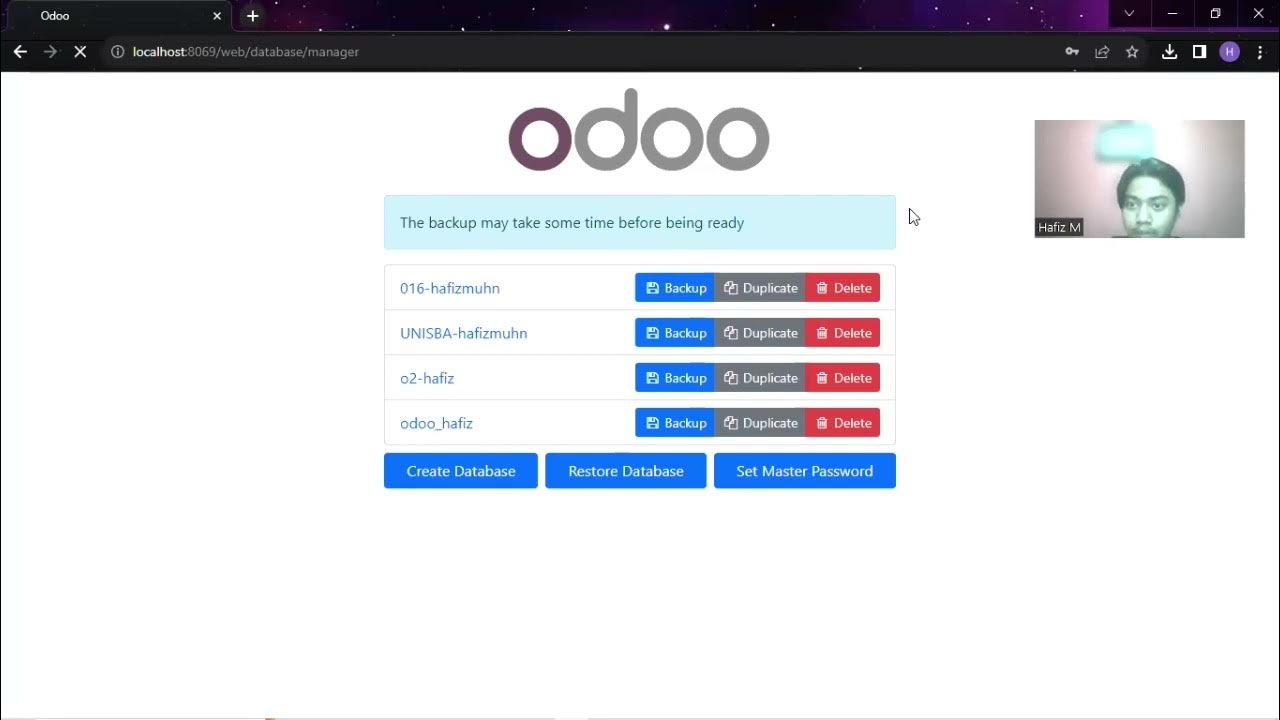 Tutorial Backup dan Restore Database Odoo 16 - YouTube